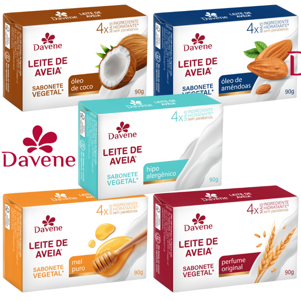 sabonete davene Sabonete Vegetal Leite de Aveia 90g - Diversas ...