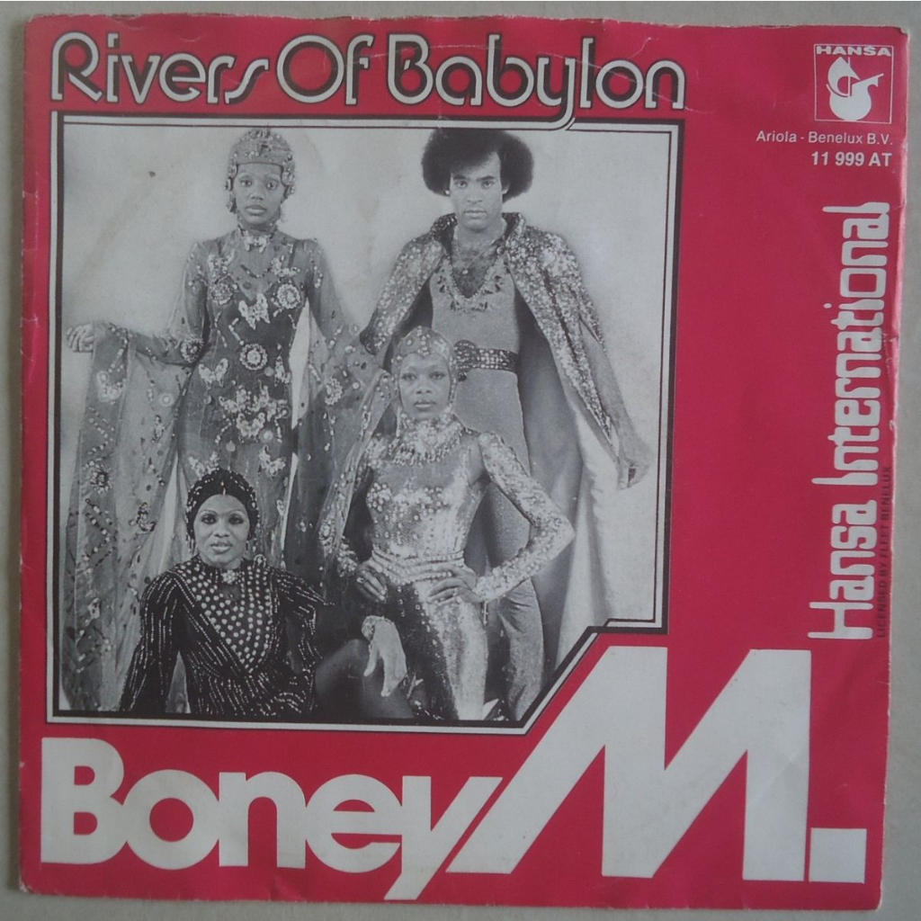 boney m. rivers of babylon 1978, vinil compacto 7 importado | Shopee Brasil