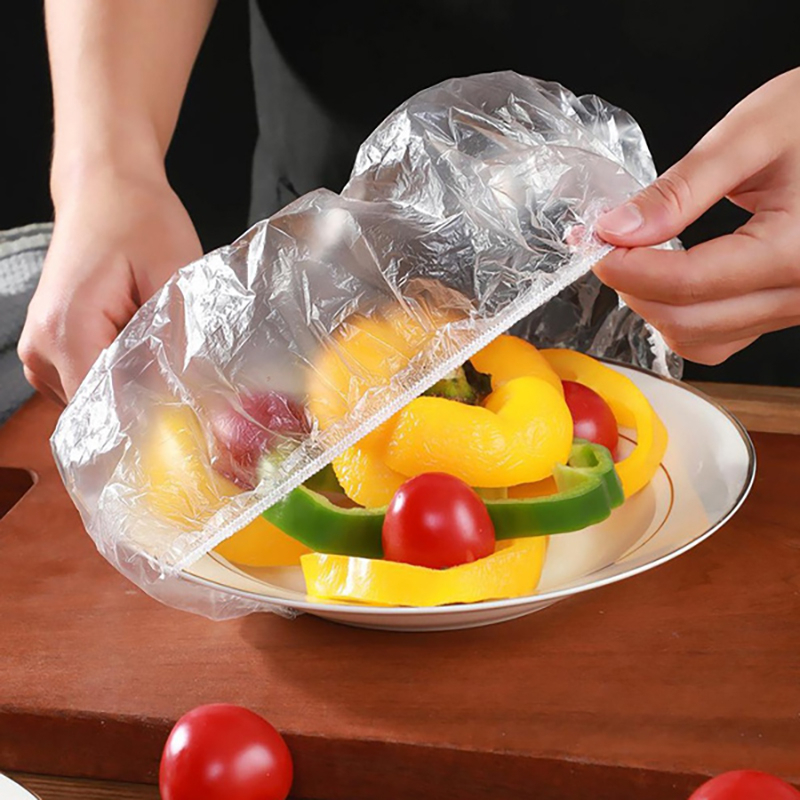 Capa Plástica Para Vedação De Alimentos 80 Peças | Shopee Brasil