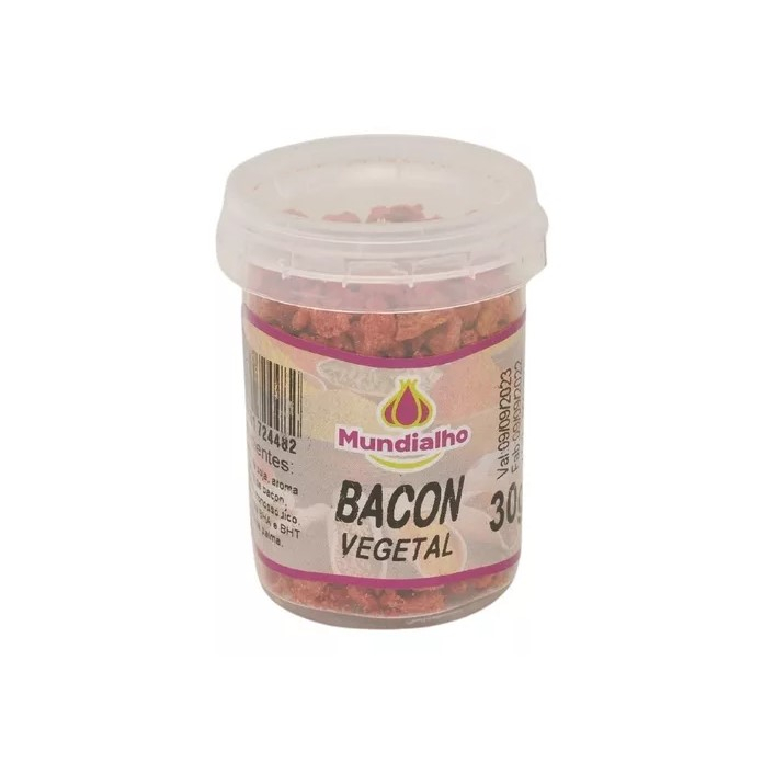 Bacon Vegetal Mundialho 30g | Shopee Brasil