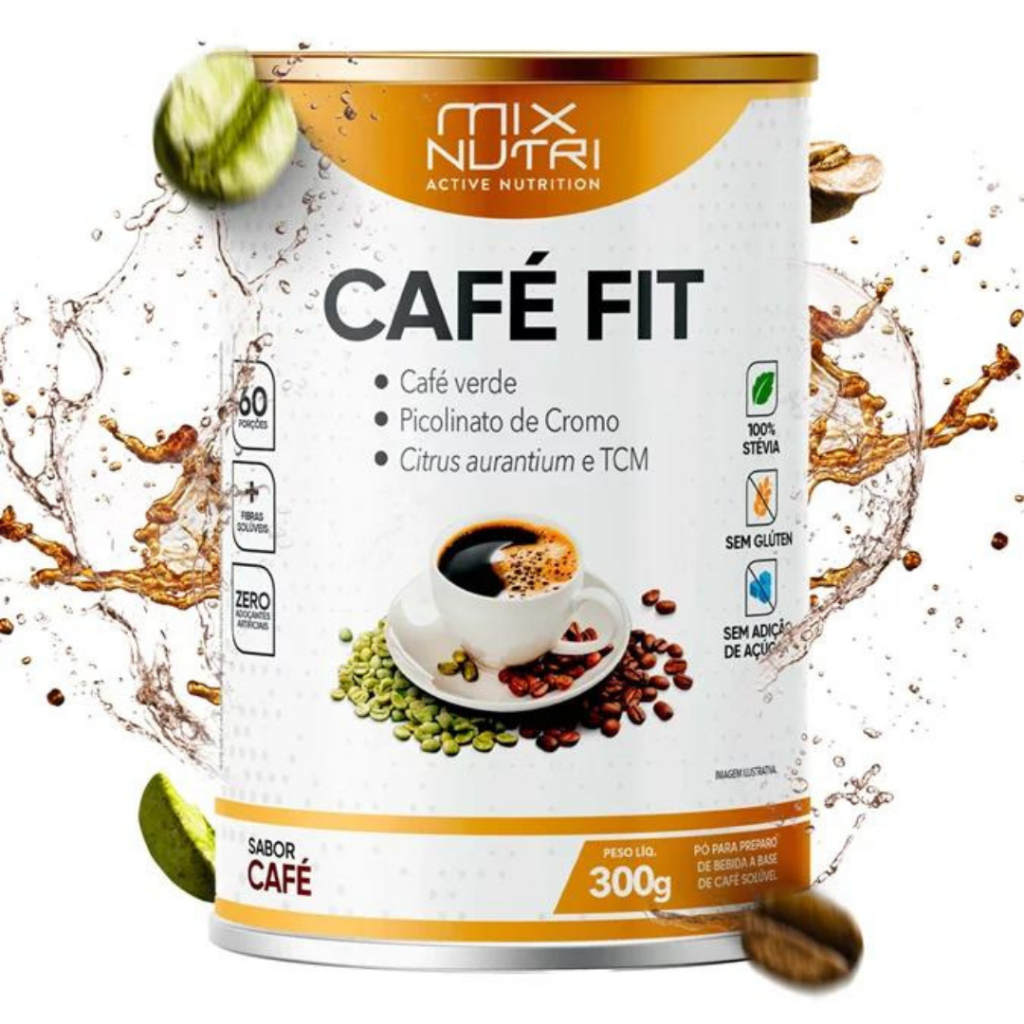 Café Verde Fit Mix Nutri C/ Picolinato E Tcm (300g) | Shopee Brasil