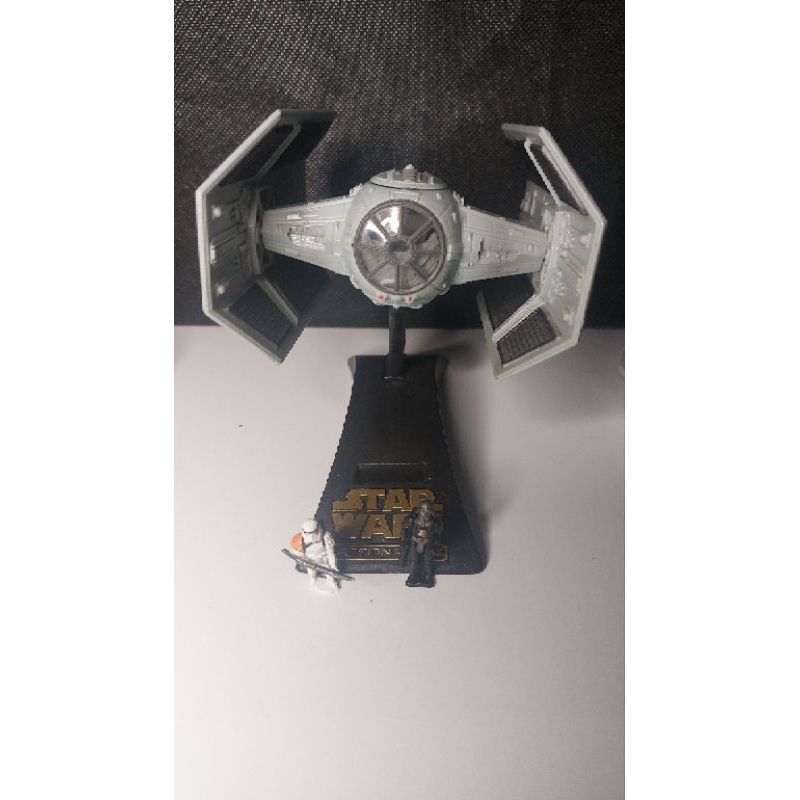 Nave Star Wars Darth Vaders Tie Fighter Action Fleet Lfl 1995 micro figuras | Shopee Brasil