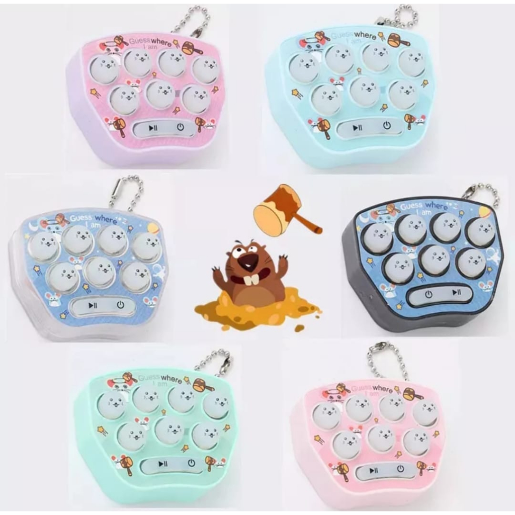 Brinquedo Mini Pop Push eletrônico Jogo Memória Chaveiro Criativo Tik ...