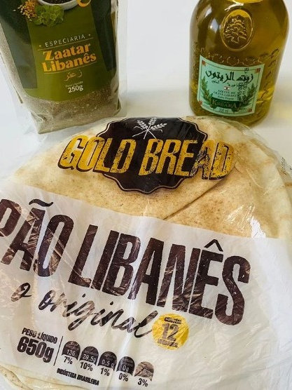 Pão arabe pacote com 12 unid libanês - Pao sirio - Pao de beirute - Pao ...