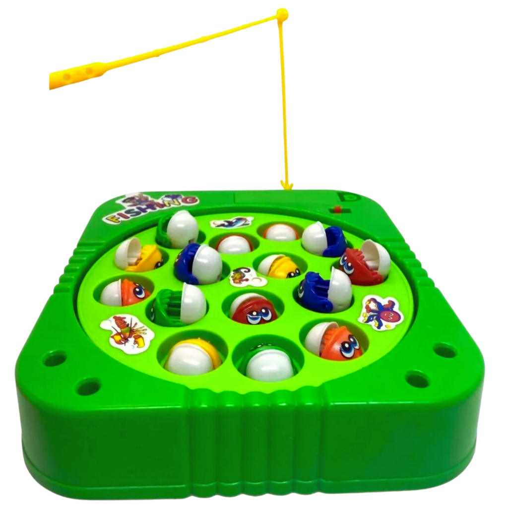 Pega Peixe Pescaria Maluca Brinquedo Infantil ja vai com pilhas, pronto ...
