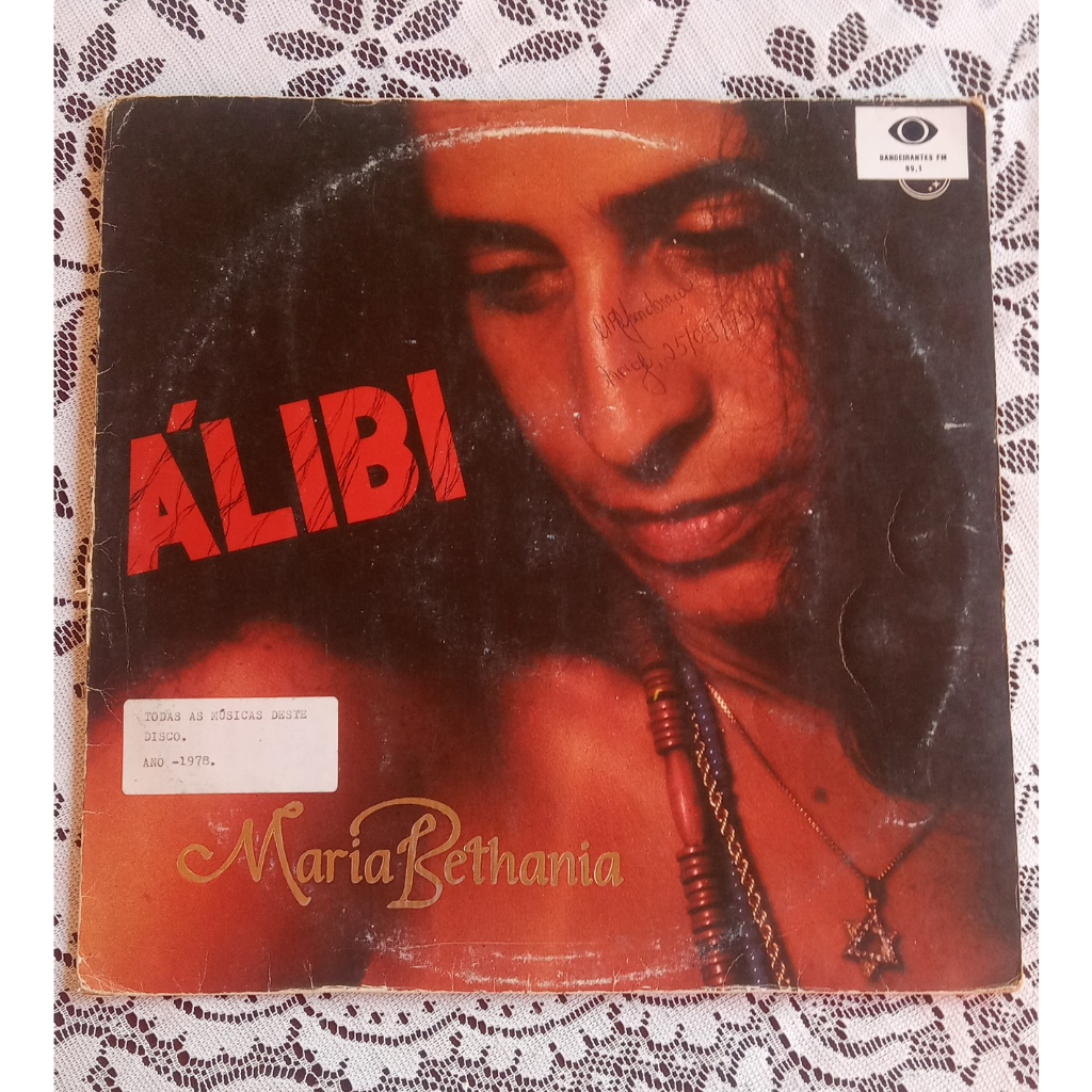 Disco de vinil: Maria Bethânia: Álibi (1978) | Shopee Brasil