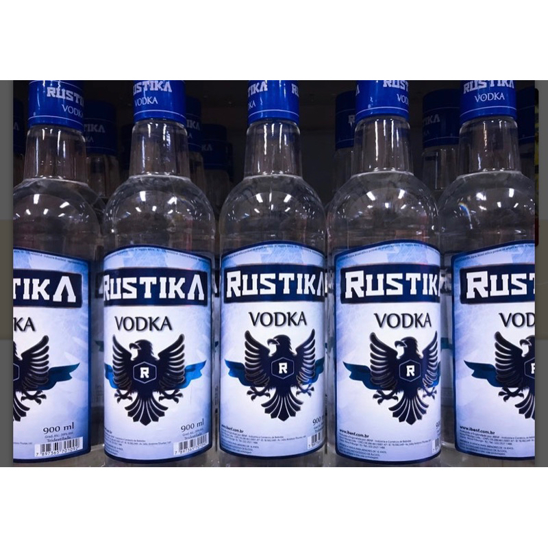 Vodka Destilada Rustika Original 900ml | Shopee Brasil