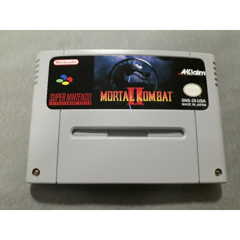 Mortal kombat 2 P/SNES/SfC Aproveite!!! | Shopee Brasil