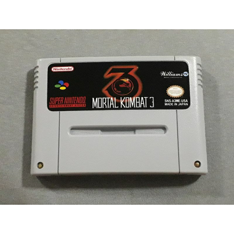 Mortal kombat 3 SNES/SfC Aproveite!!! | Shopee Brasil