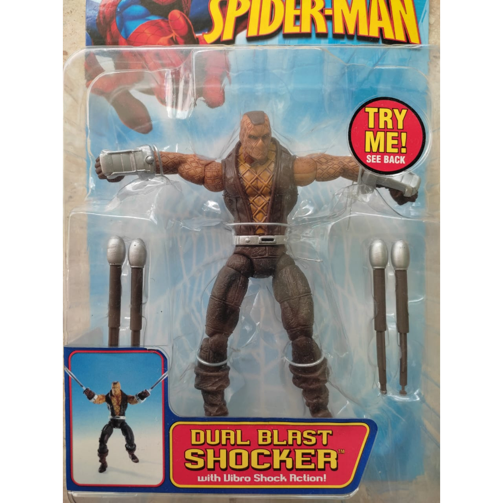Action Figure Toy Biz Marvel Amazing Spider Man Shocker | Shopee Brasil