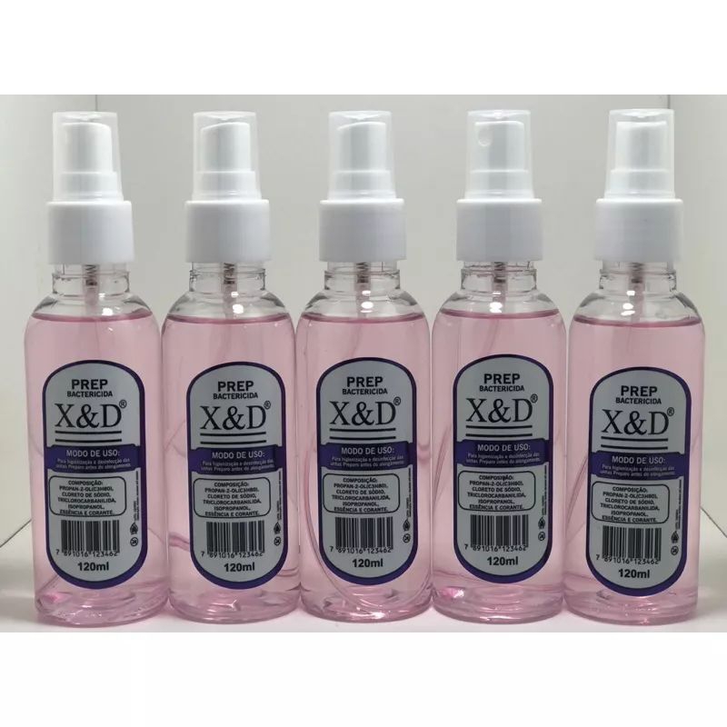 Kit 5 Prep X&D de 120 ml | Shopee Brasil