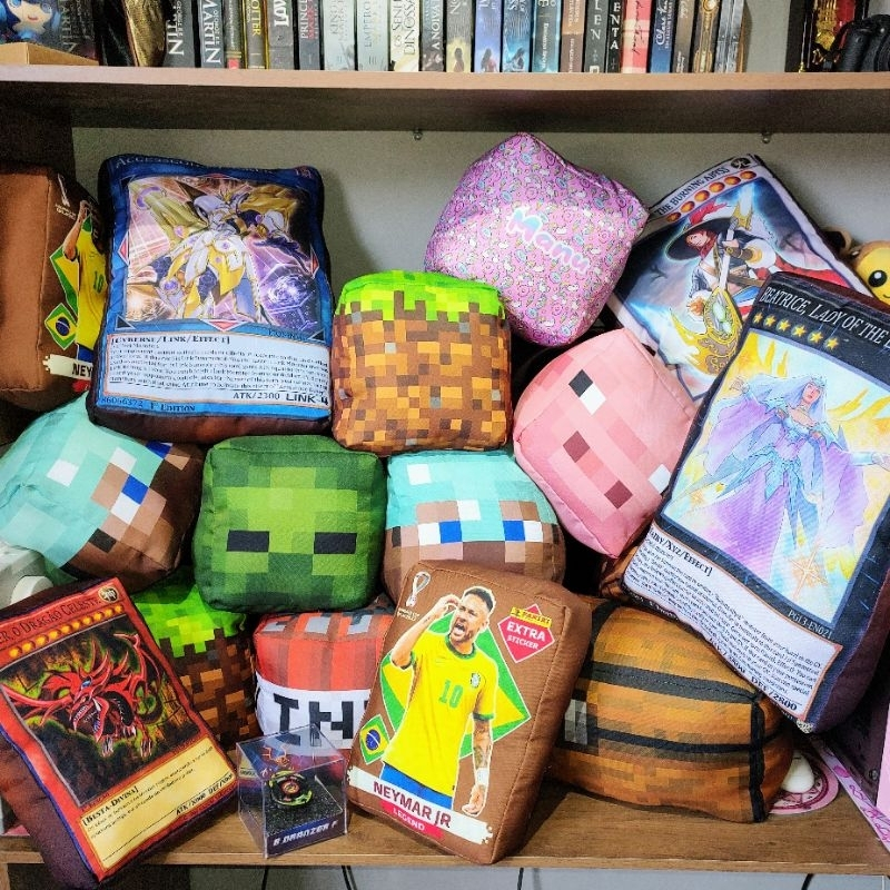 Almofada Abelha - Cubo 20x20 (Minecraft) | Shopee Brasil