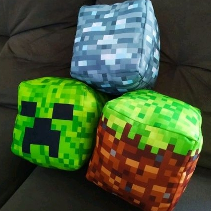 Almofada Abelha - Cubo 20x20 (Minecraft) | Shopee Brasil