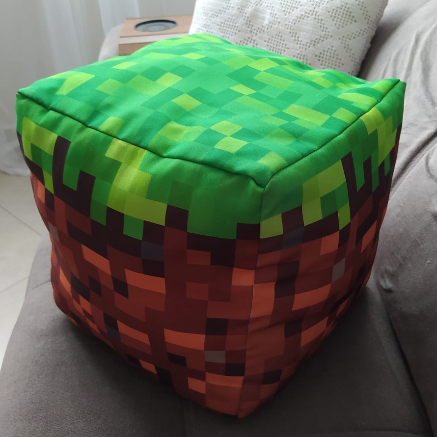 Almofada Abelha - Cubo 20x20 (Minecraft) | Shopee Brasil