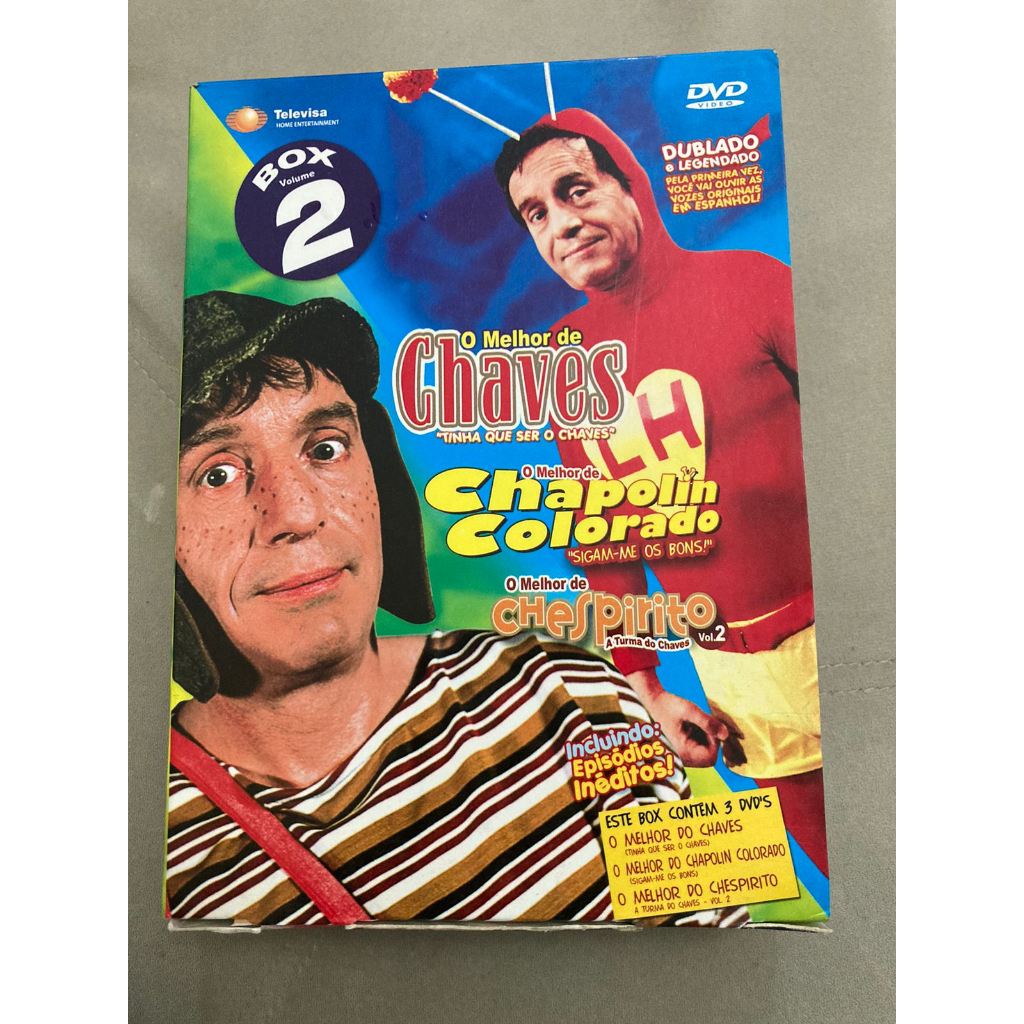 Box Volume 2 - O Melhor de Chaves/ O Melhor de Chapolin Colorado/ O ... Box Volume 2 - O Melhor de Chaves/ O Melhor de Chapolin Colorado/ O ...