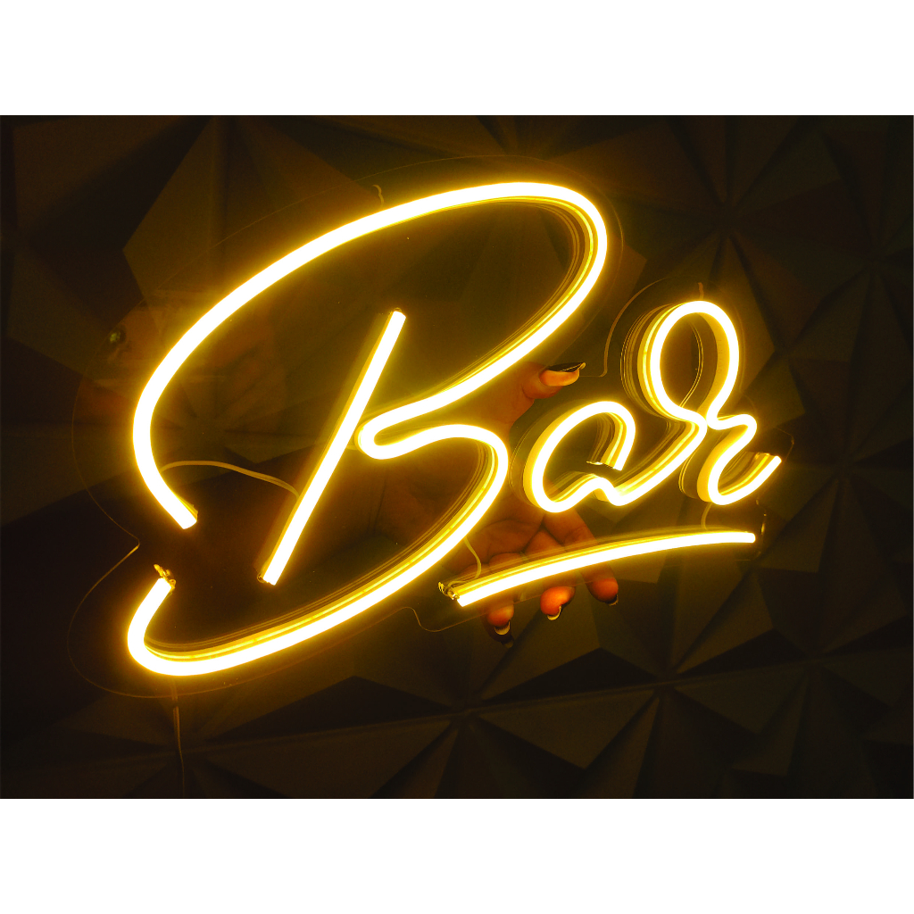 Letreiro Luminoso Neon Led Bar Acrilico 40x25 cm E 35X48. | Shopee Brasil
