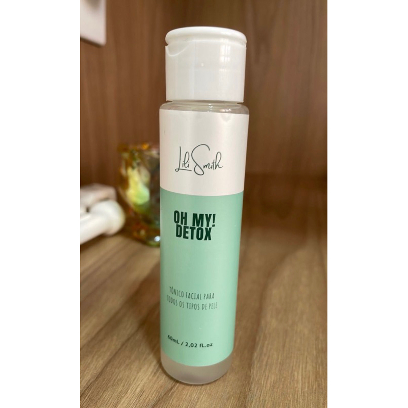 Tônico Facial Lili Smith Oh My! Detox 60ml | Shopee Brasil