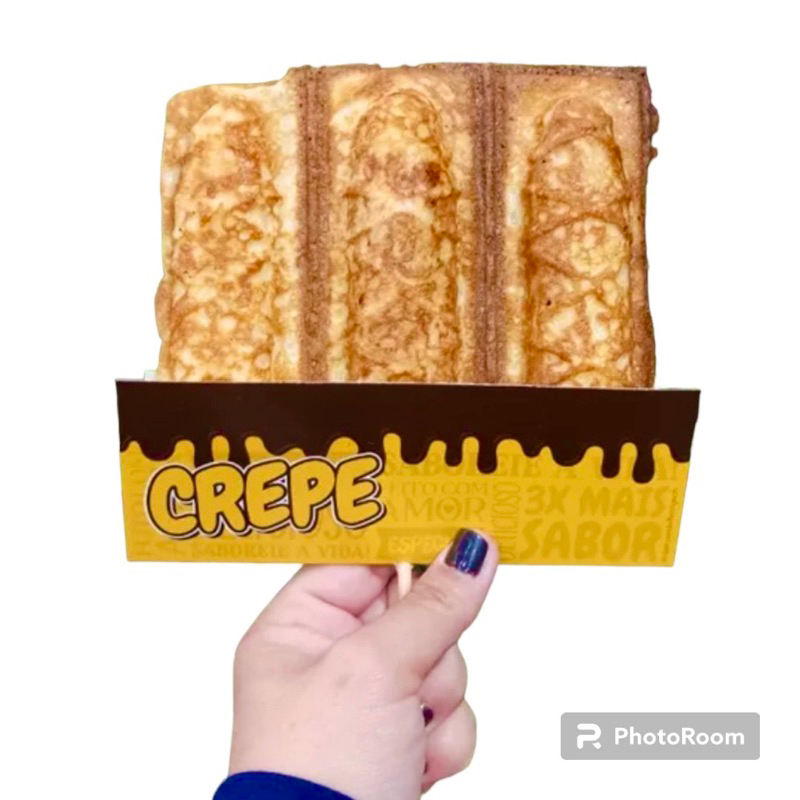 EMBALAGEM CREPE TRIPLO NO PALITO (1.500 UNIDADES) Crepe Suíço Suporte ...