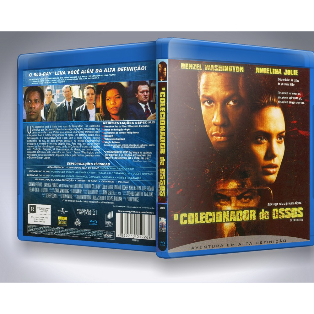 Blu-ray: O Colecionador De Ossos [PERSONALIZADO] | Shopee Brasil