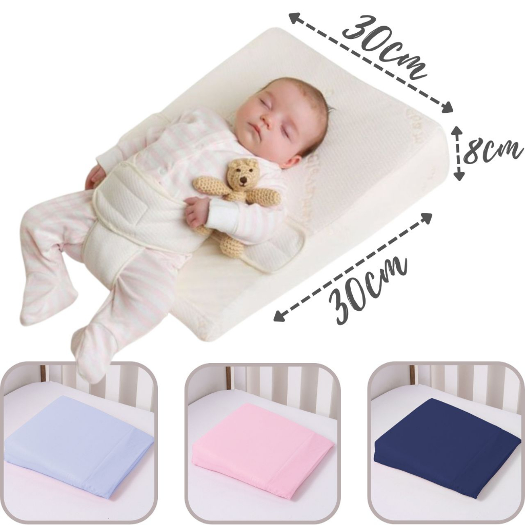 Travesseiro Anti Refluxo Rampa Berço Carrinho Bebê - Varias Cores ...
