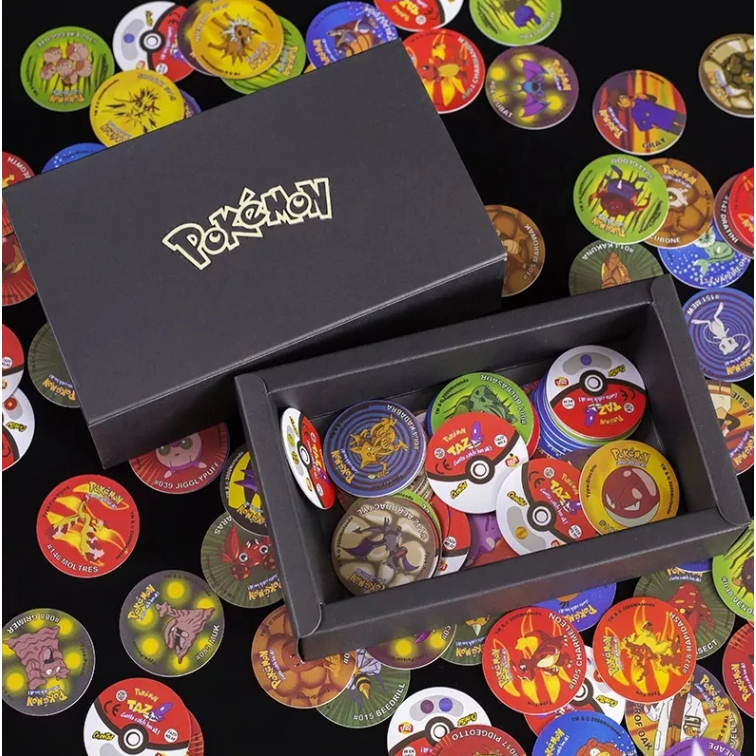 160 Tazos Pokemon Novos Coleção Completa (151 Pokemons + 9 Personagens ...