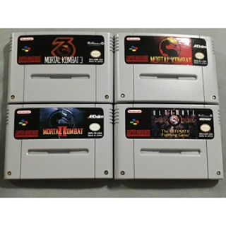 Mortal kombat 1/2/3/Ultimate SNES/SfC Aproveite!!! | Shopee Brasil