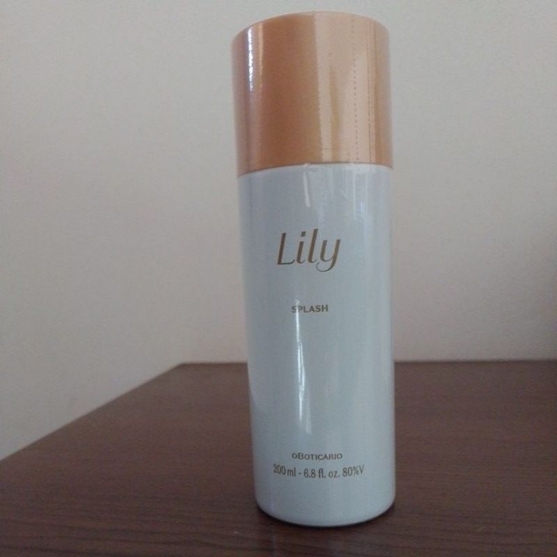 Lily Splash o Boticário, novo, lacrado | Shopee Brasil