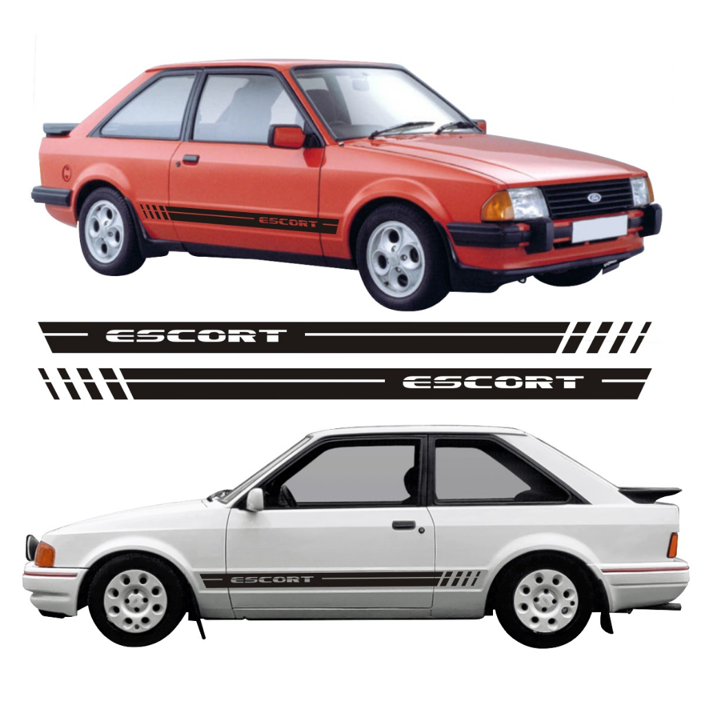 Adesivo Lateral Para Ford Escort Faixa Ec1 De 1983 A 1992 Tuning ...