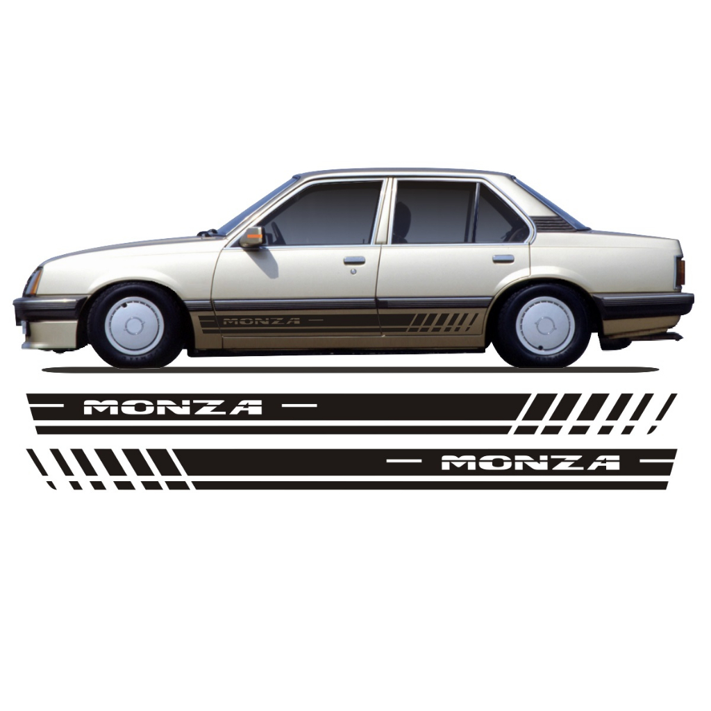 Adesivo Lateral Para Gm Monza Faixa Mn1 Tuning 82 Até 1996 Tuning ...