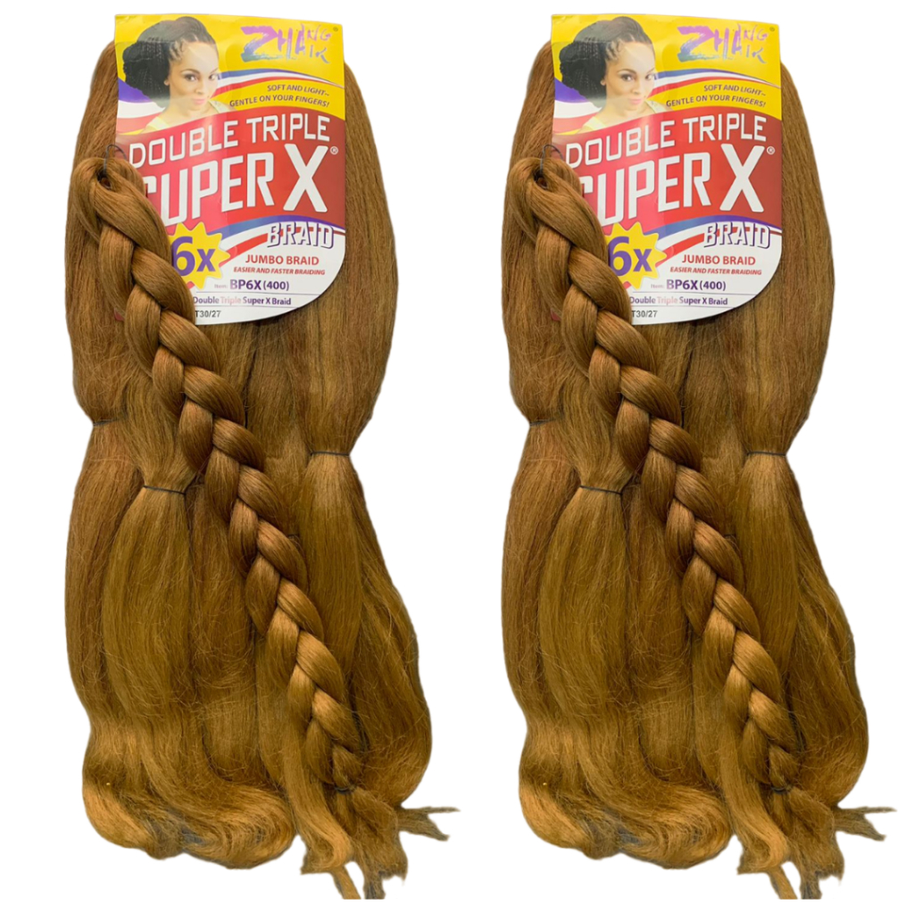kit 2 Jumbos (Cor T30/27 Mel Escuro Com Mel Para Trança Box Braids 400 ...