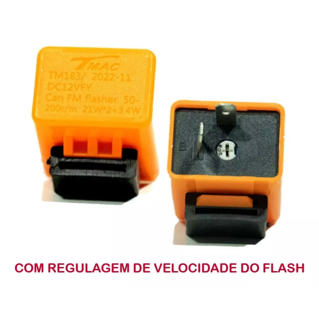 Rele Pisca Seta Moto Led 2 Pinos Honda Com Regulagem | Shopee Brasil