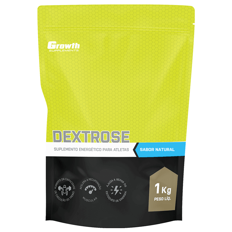 Dextrose 1kg Pré Treino - Growth Fonte Energia | Shopee Brasil