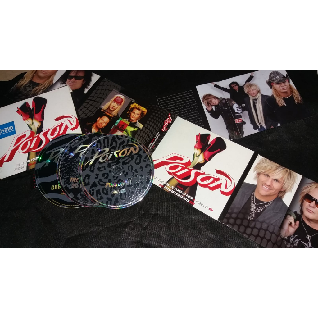 CD Poison - The Best Of Poison ( BOX 2 CDs + 1 DVD / Importado USA ...