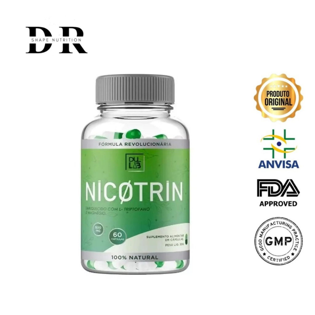 1 NICOTRIN ORIGINAL REVENDEDOR OFICIAL + NOTA FISCAL ENVIO IMEDIATO ...