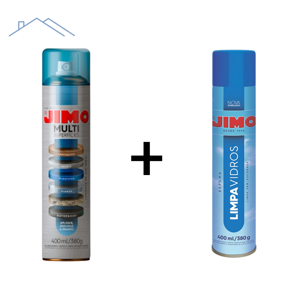 Kit 1 Jimo Multi Superfícies 400ml - Limpador De Uso Geral + 1 Limpa ...