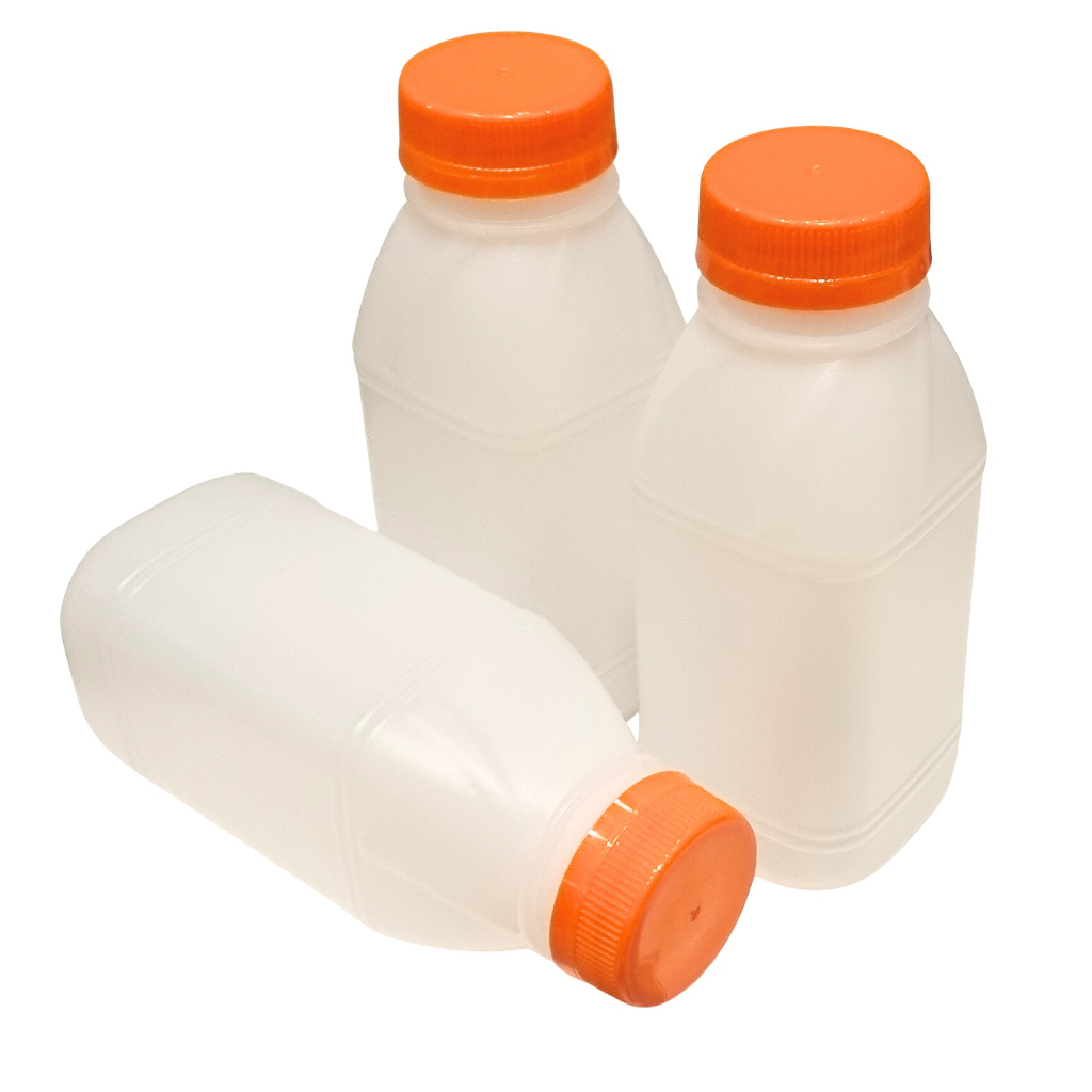 50 Garrafa Polietileno 300ml Quadrada Tampa Rosca Para Sucos, Caldo De Cana Descartável | Shopee ...