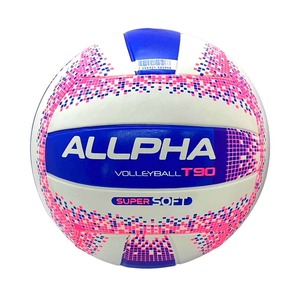Bola Volleyball T90 Allpha Bolas Super Soft Profissional- Cores Azul e ...