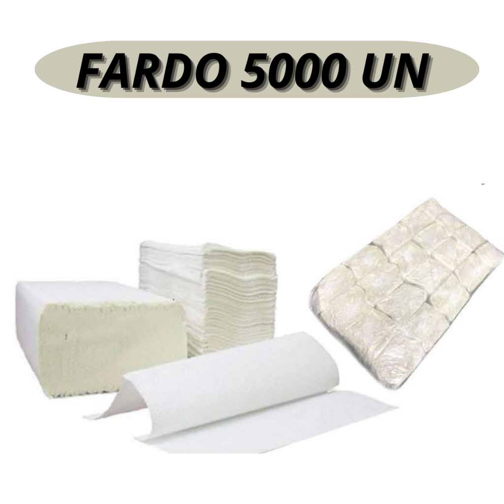 Fardo 5000 Papel Interfolha P/ Banheiro Estabelecimentos Restaurante ...
