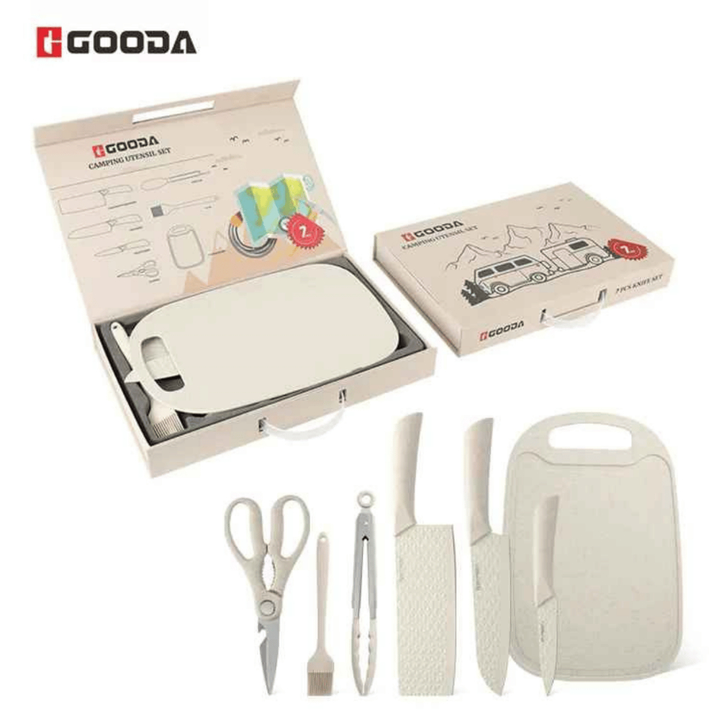 Conjunto de Facas Premium Gooda Kit com 07 Peças para Churrasco ...