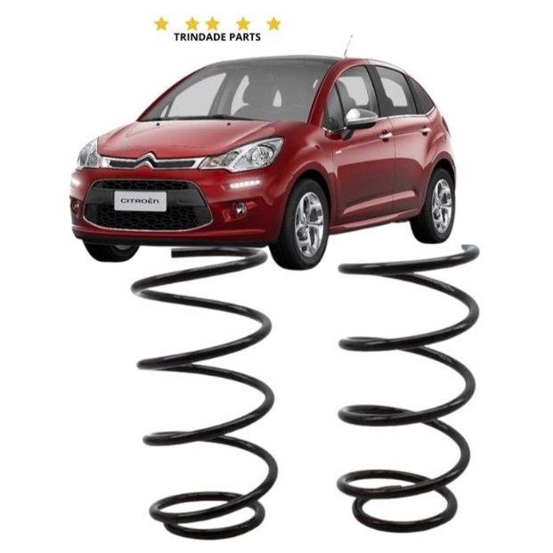 Par de mola Dianteira Citroen C3 2003 Até 2013 - Escorrega o Preço