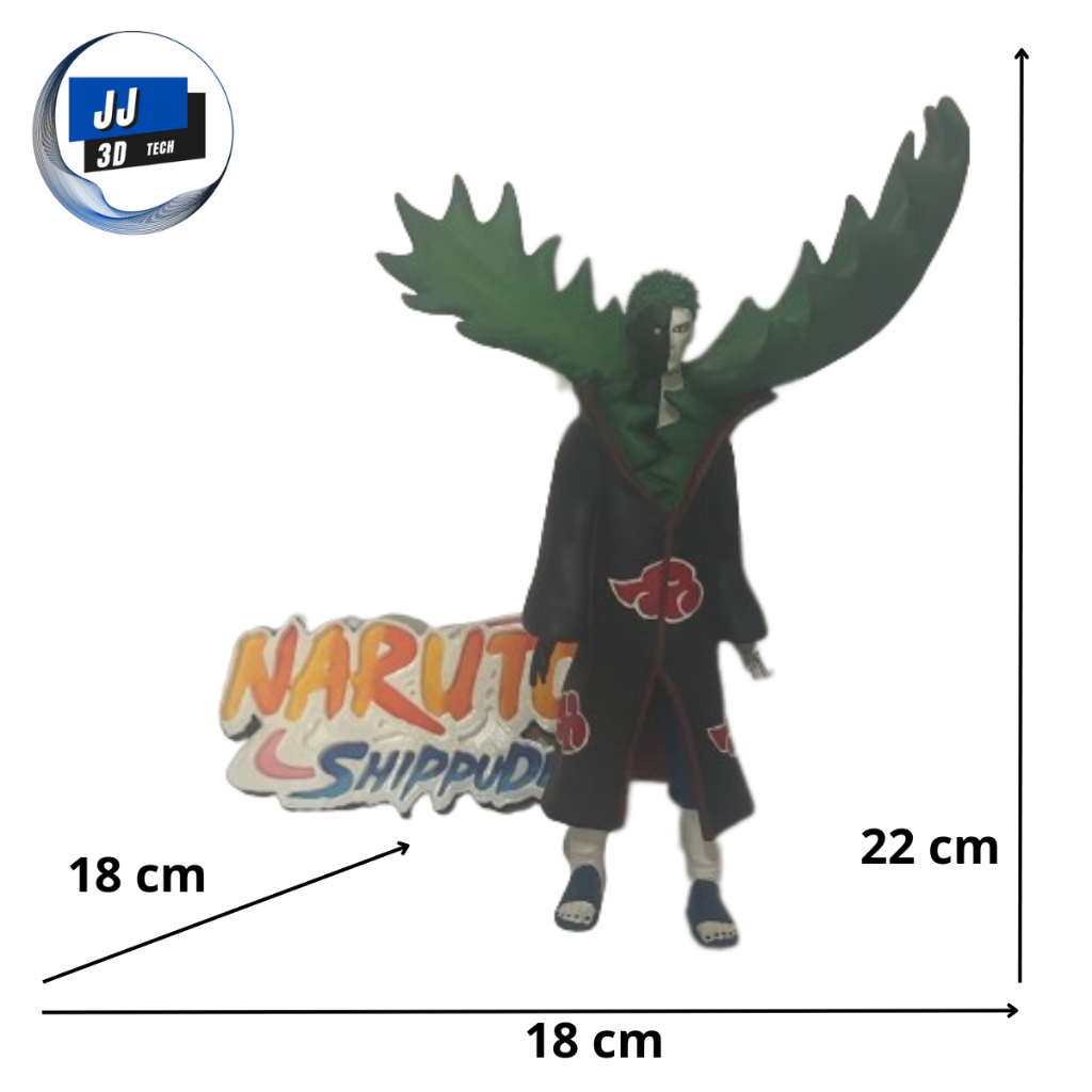 Boneco Zetsu Akatsuki Estatua Naruto colecionável Geek action figure ...