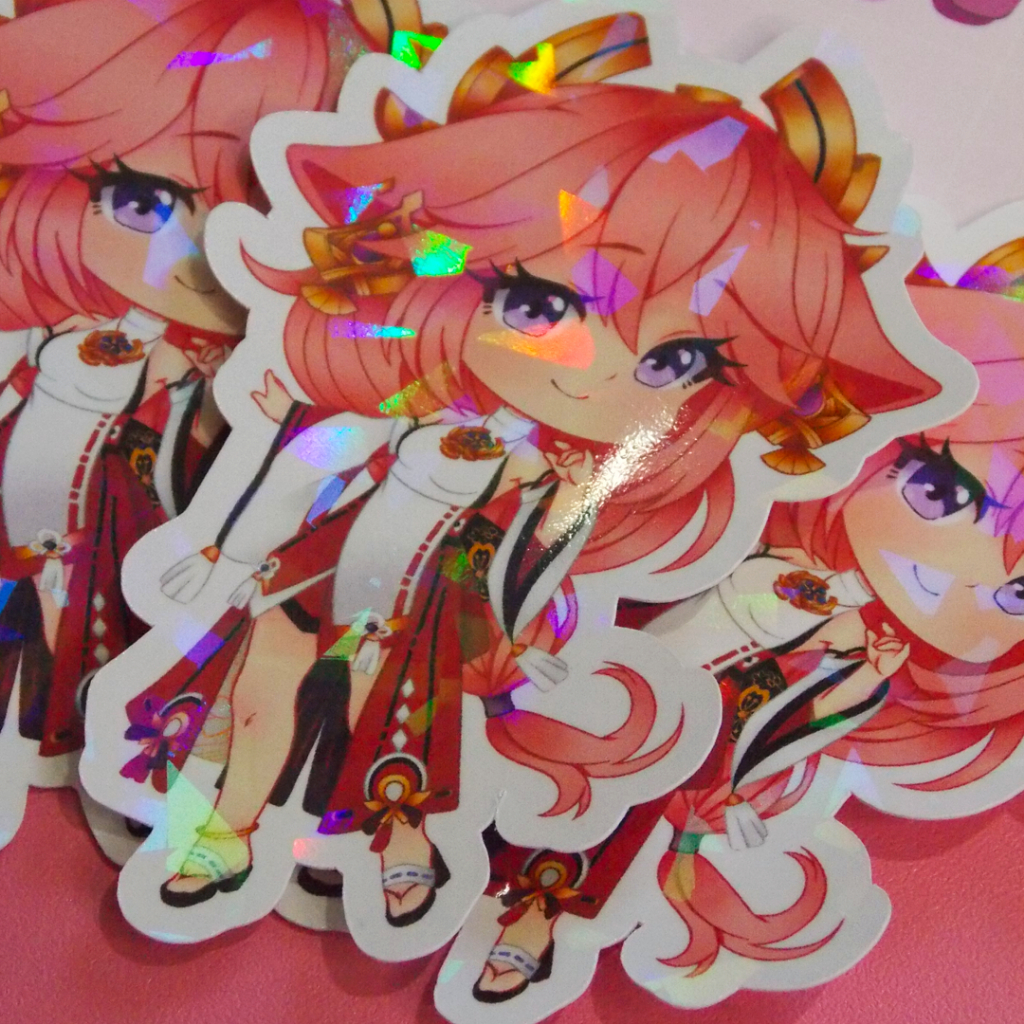 Adesivo Yae Miku, Genshin Impact | Shopee Brasil