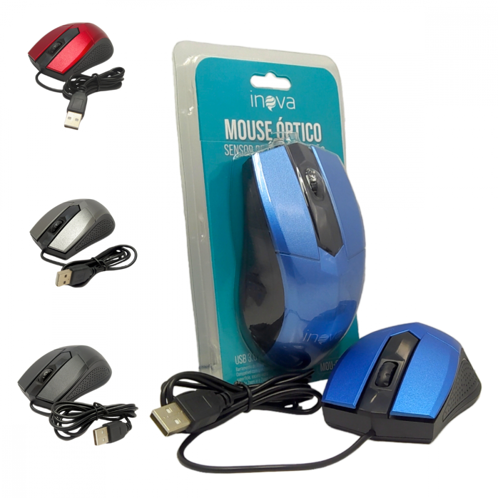 Mouse óptico MOU-8607 | Shopee Brasil