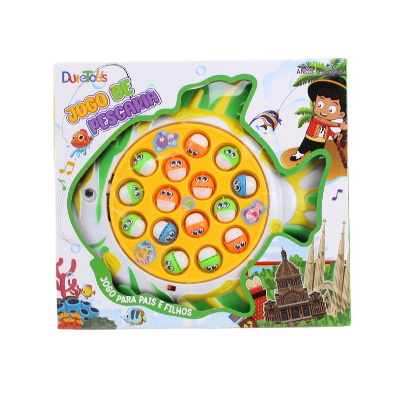 Jogo Pega Peixe Pesca Maluca Pescaria Infantil Brinquedo Infantil ...