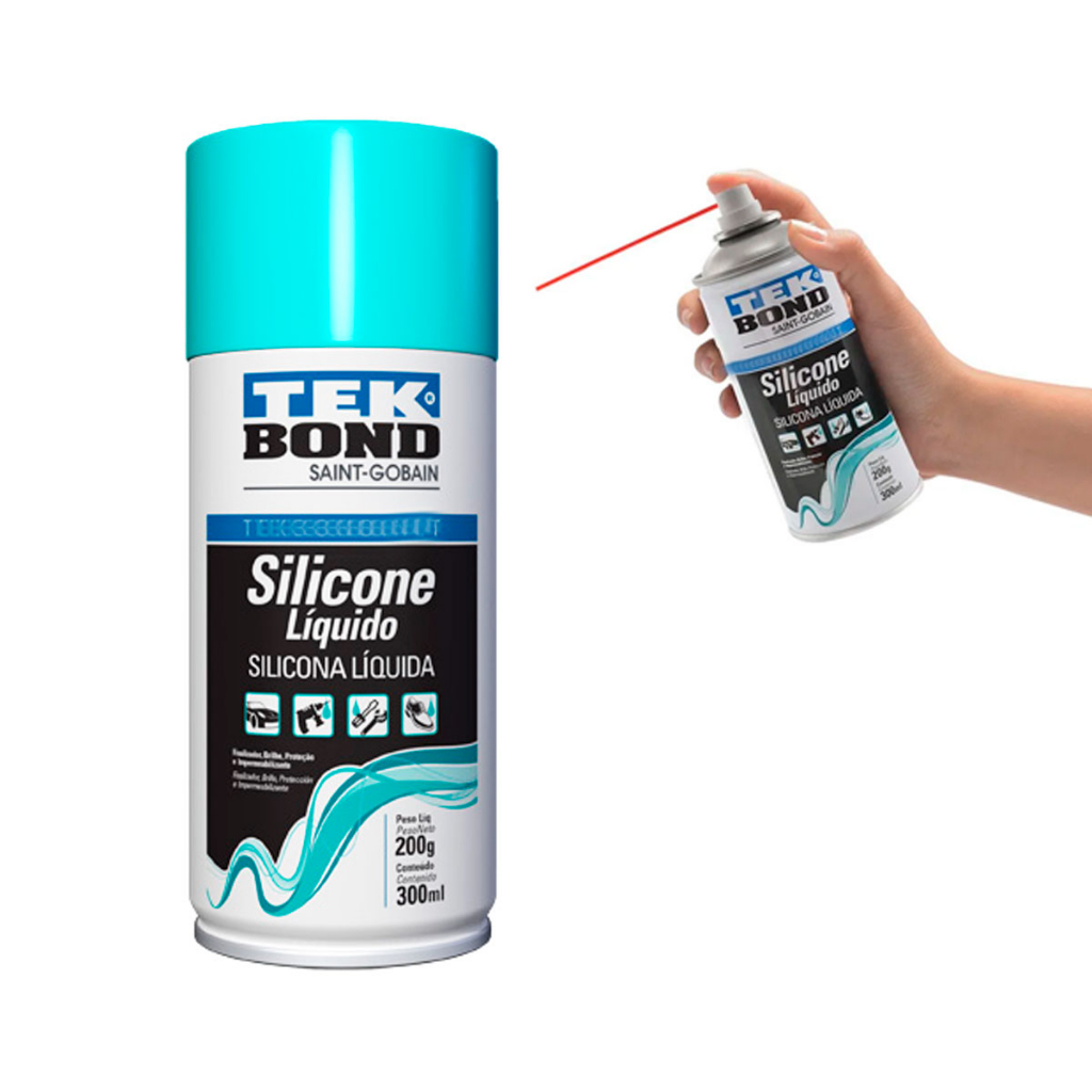 Silicone Lubrificante Spray Líquido Tek Bond 300ml | Shopee Brasil