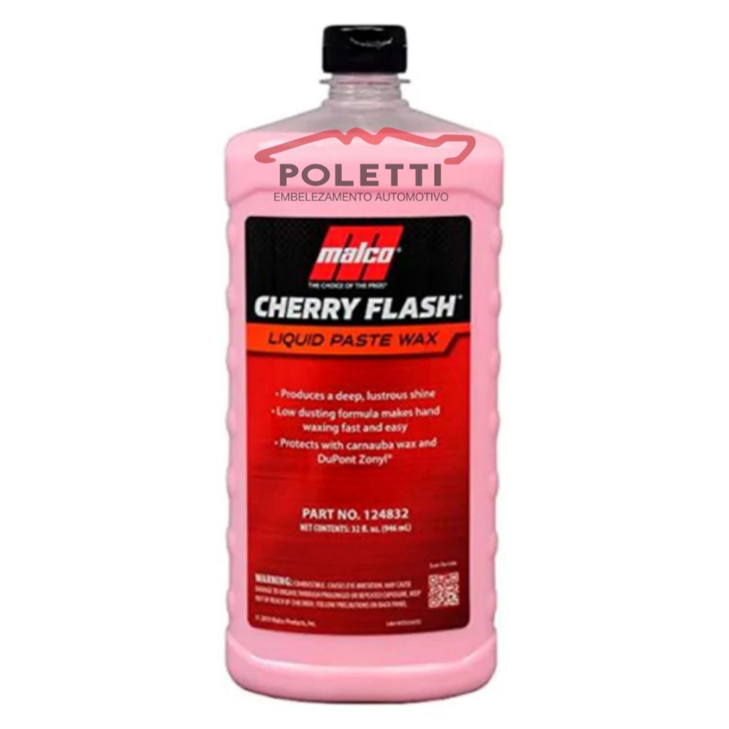 CHERRY FLASH PASTE WAX CERA MALCO | Shopee Brasil