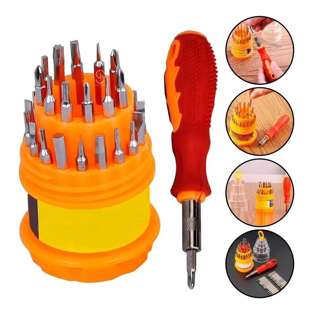 Jogo Kit Chaves Precisão 31 Peças Fenda Torx Alen Philips | Shopee Brasil