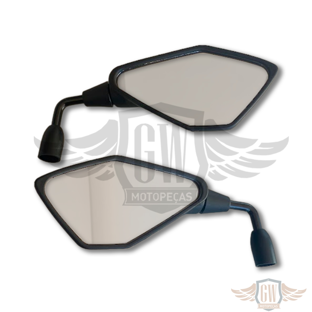 Retrovisor Kawasaki Z400 Rebaixado Curto 90 Honda Plano | Shopee Brasil