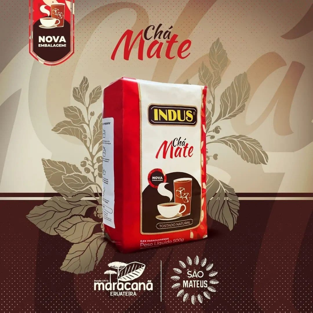 Chá Mate tostado Indus 500g | Shopee Brasil