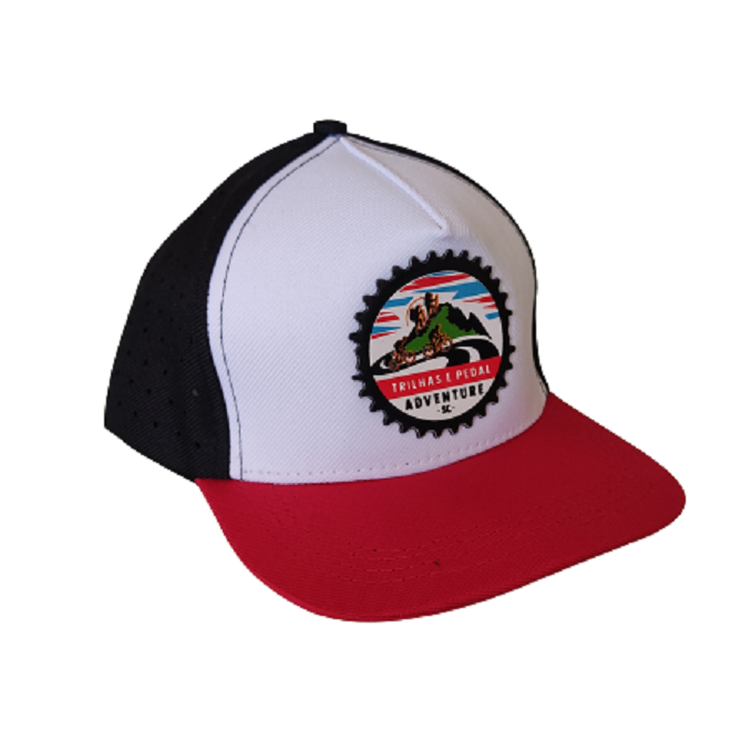 Boné Gorro Trilhas e Pedal Adventure SC Oficial Aba Reta Premium Furado ...